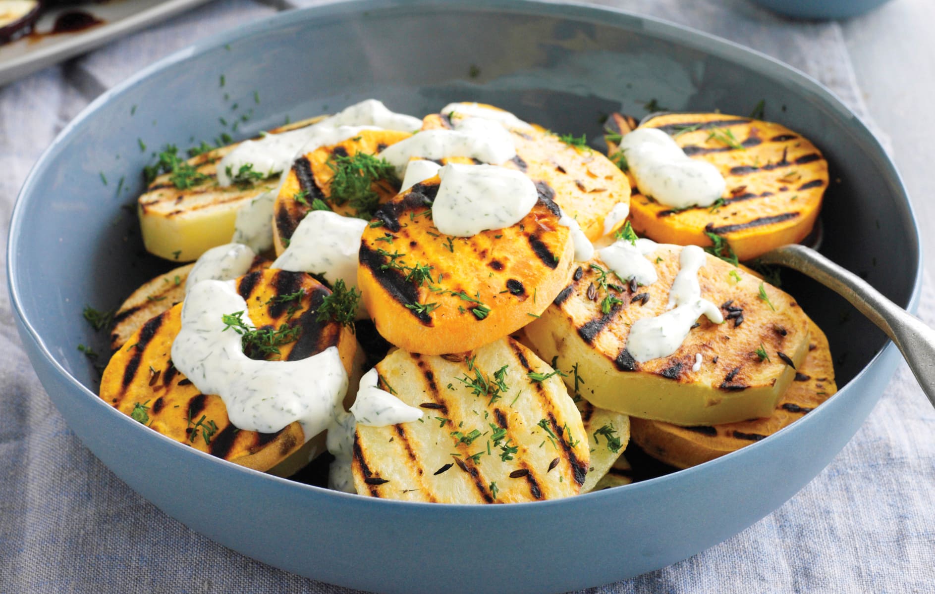 Cumin potatoes with dill sour cream - My Everyday Wellbeing