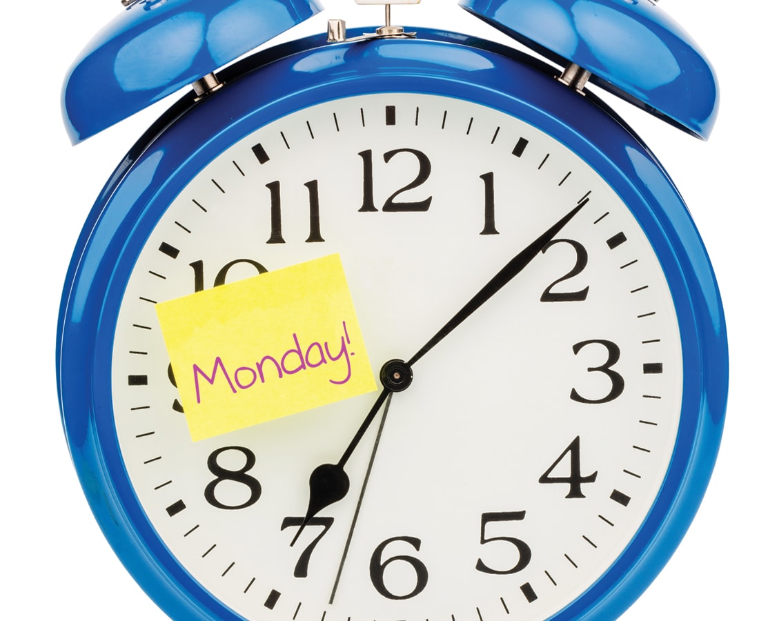 Never miss a Monday: Kick-start every week off well, with regular ...