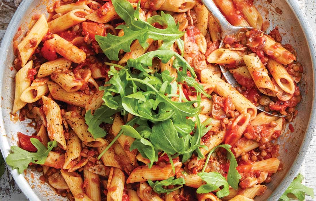 Quick lentil pasta - My Everyday Wellbeing