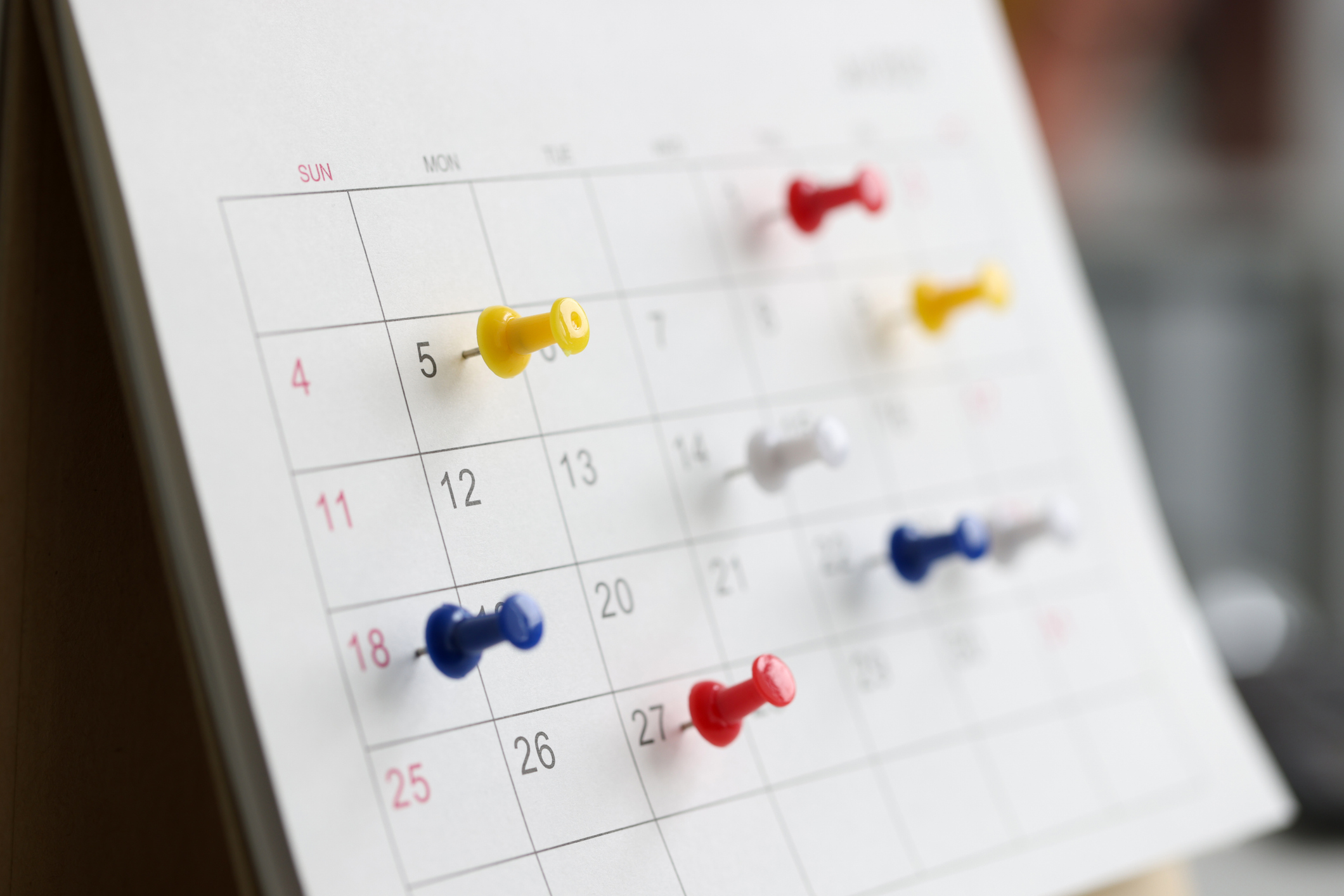 2026 calendar of key wellbeing events - My Everyday Wellbeing